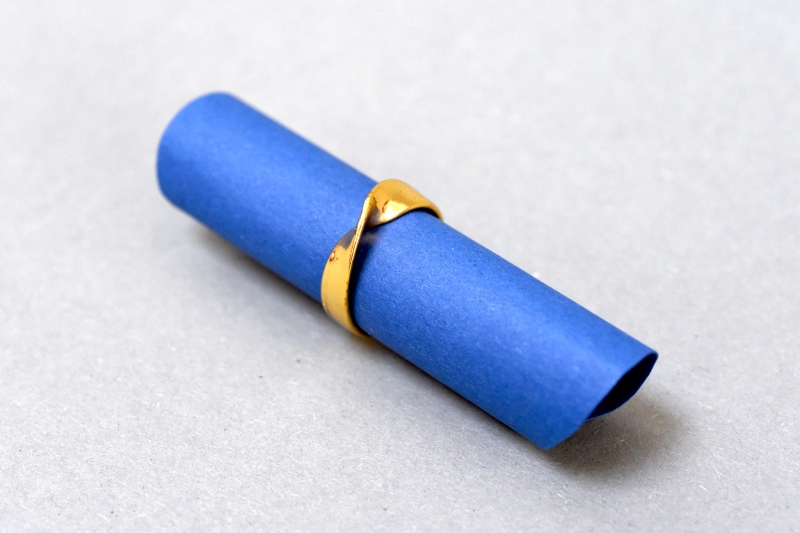 Moebius Strip ring – mathematical sculptures by MO-Labs